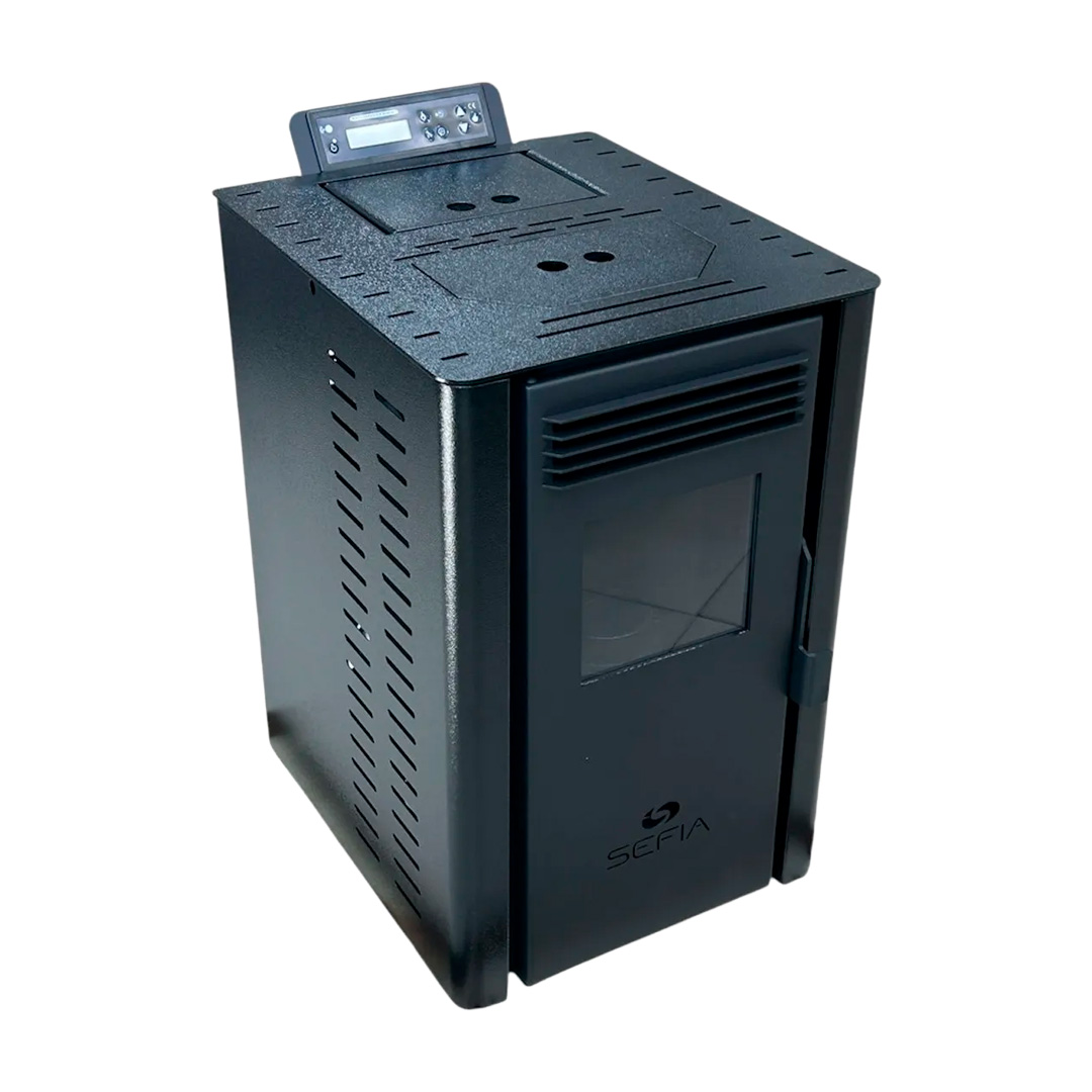 Calefactor A Pellet Premium 4kw 40m2 + Kit De Caños Sefia / SEFIA-PS ...